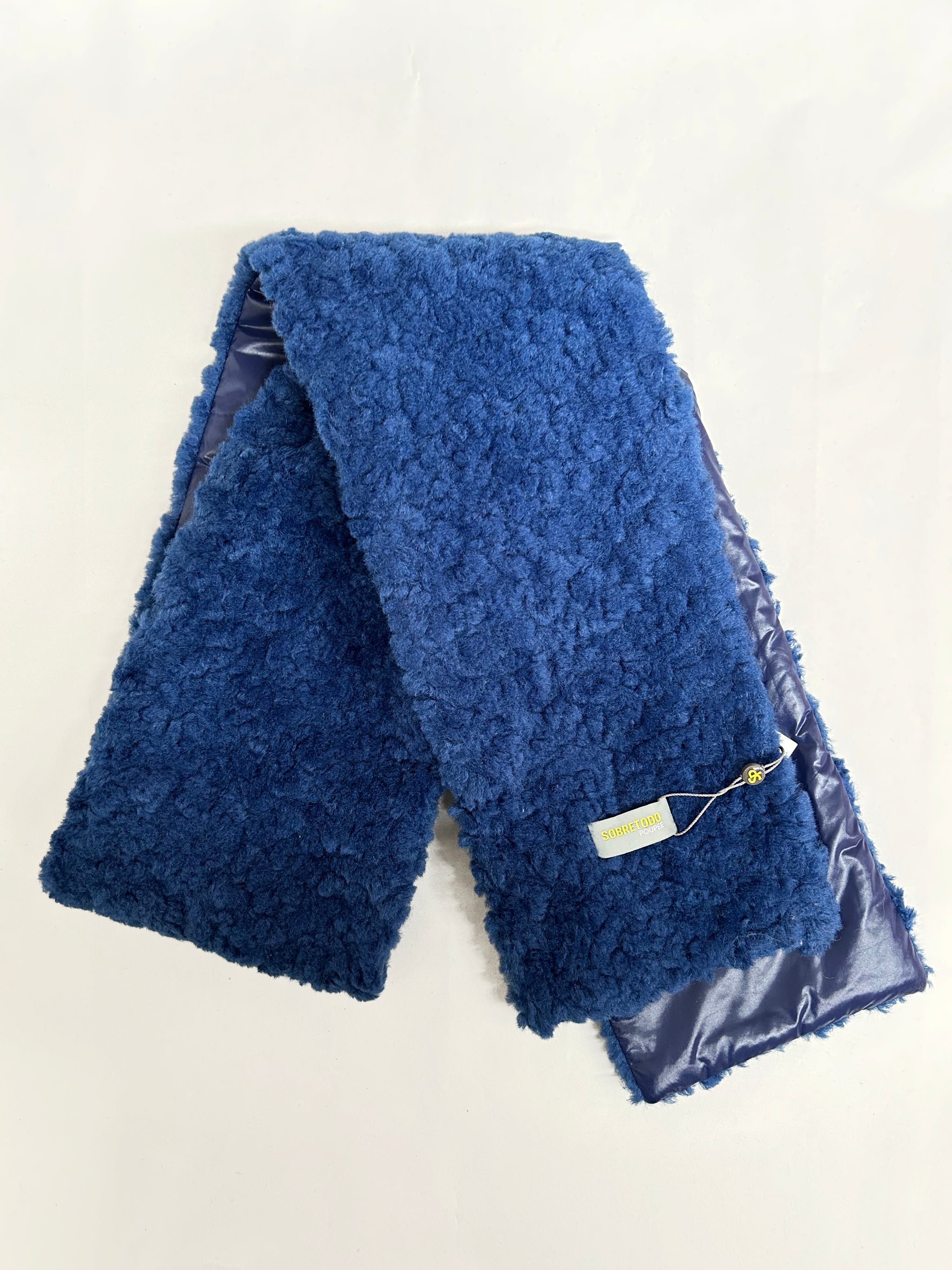 Bufanda Rizo Azul - Mercedes de Miguel